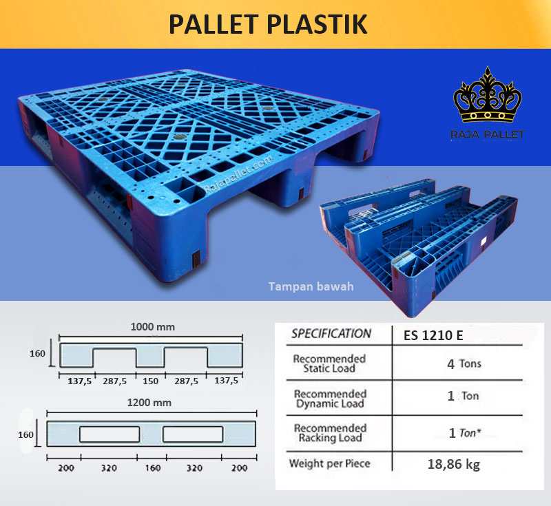 Pallet Plastik | Standart Industri -Berkualitas Harga Terjangku